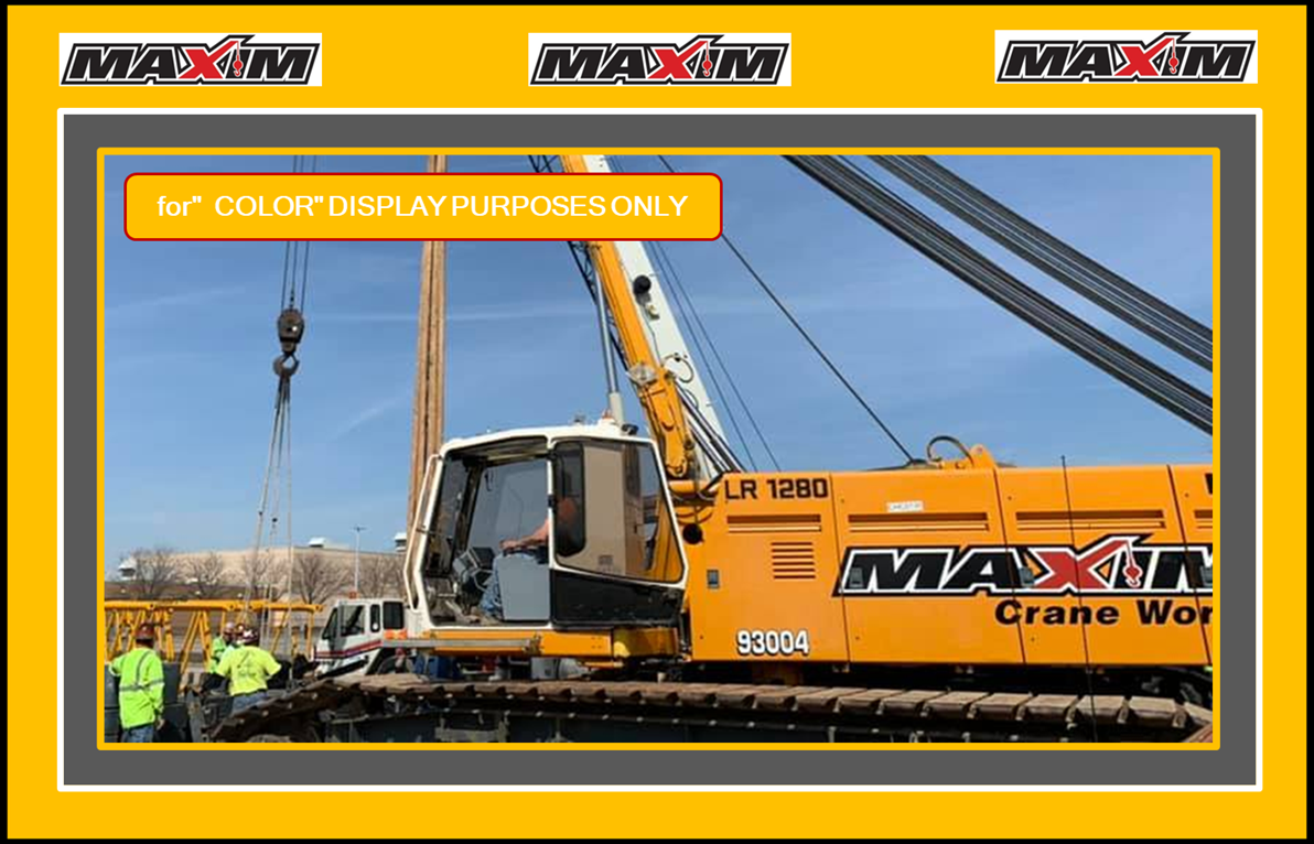 1/50 Custom MAXIM CRANE Liebherr LTR 1220 Hydraulic Crane - New LOWER ...