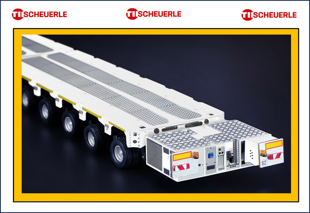 1/50 IMC Scheurle K25 2 x 6 Liner with Drawbar+ PPU in White – True ...