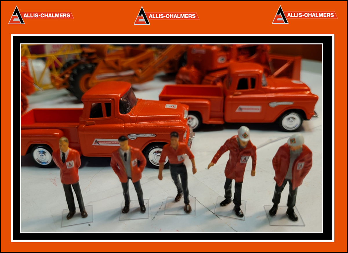 1/50 ALLIS CHALMERS GEN II Figure Set (5) - authentic paint colors and ...