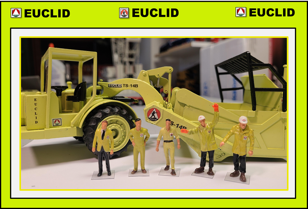 1/50 EUCLID GEN II Figure Set (5) in "High-Lite" Green + Logos – True ...