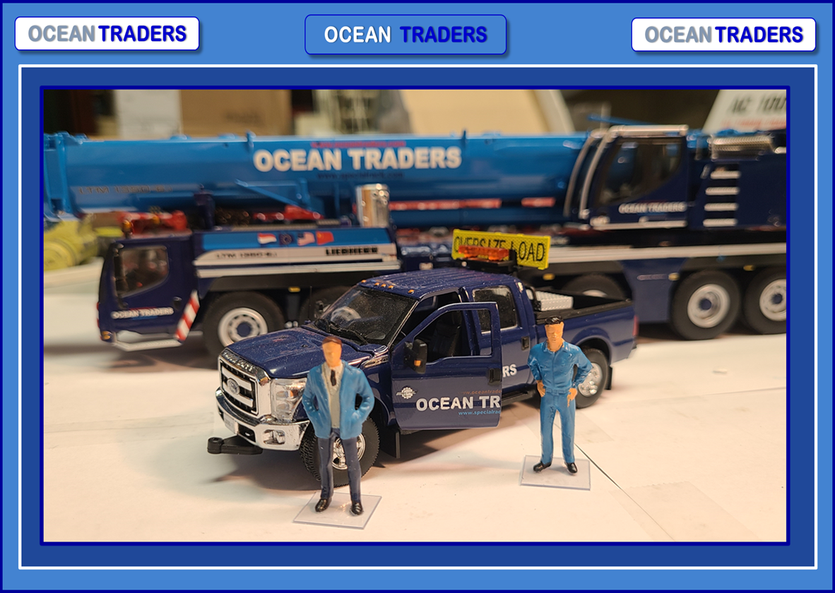 1/50 OCEAN TRADERS Sword FORD Pick Up Truck + 2 Custom Figures – True ...