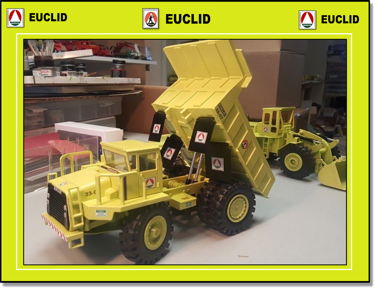 1/40 EUCLID/TEREX 3307 Dump Truck in Euclid "High-Lite" Green colors ...
